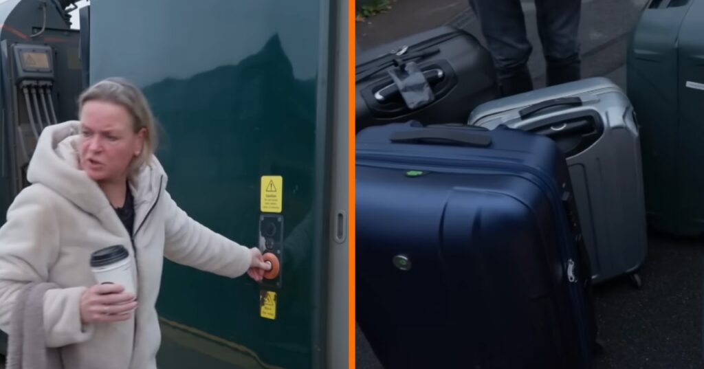 Erica Meiland woest: koffer vergeten!