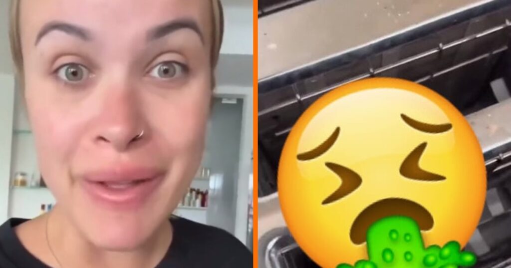 Vrouw in shock nadat ze er achter komt waar ranzige geur vandaan komt ...