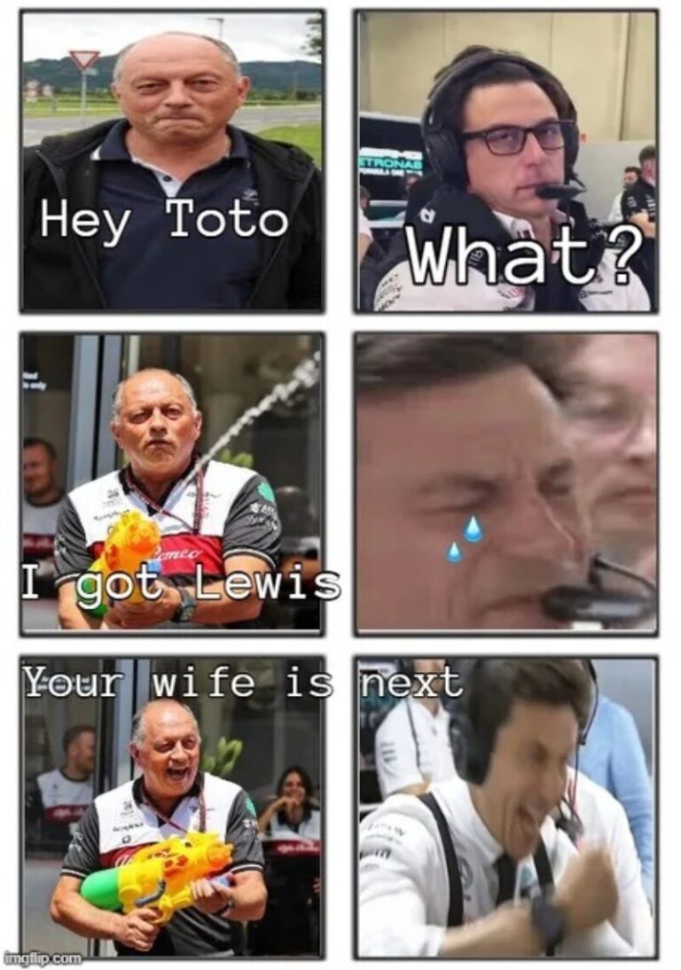 Deze hilarische Lewis Hamilton-memes, over zijn overstap naar Ferrari ...
