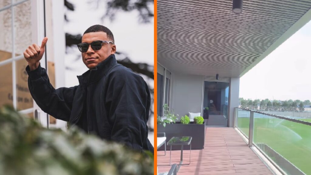 Neem een exclusief kijkje in de gigantische privésuite van Kylian ...