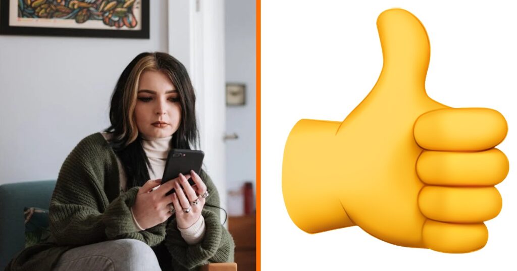 Gen-Z'ers eisen te stoppen met duimpje omhoog-emoji omdat deze 'passive ...