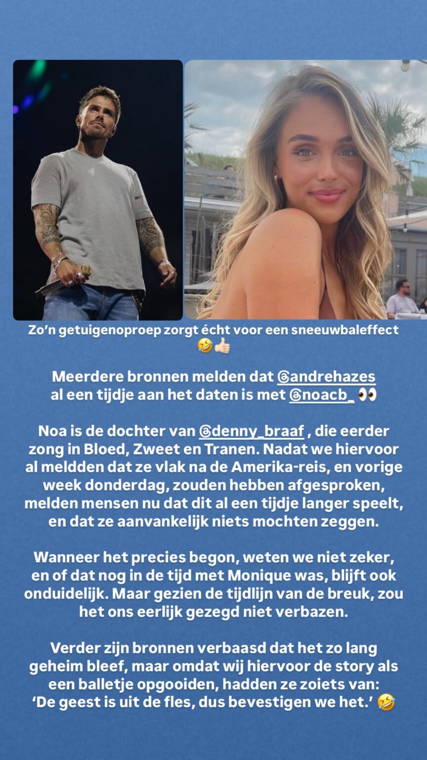 Dit is Noa Braaf, de ‘nieuwe vriendin’ van André Hazes – SGXL.NL -De ...