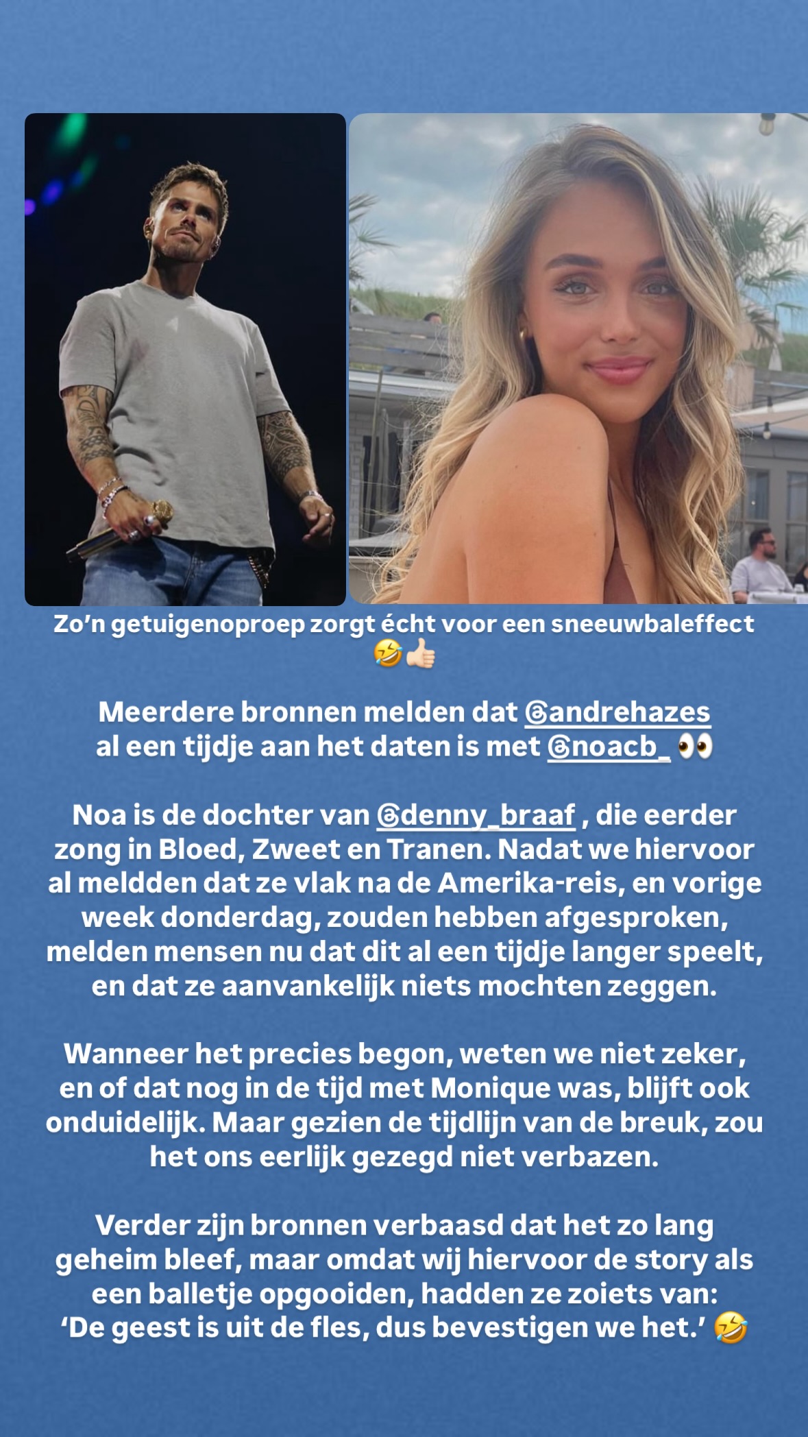 Dit is Noa Braaf, de 'nieuwe vriendin' van André Hazes - SGXL.NL -De grappigste berichten op het ...