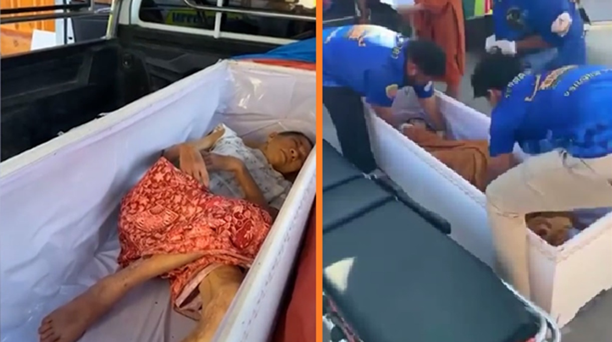 'Overleden' vrouw in Thailand wordt seconden voor crematie wakker in ...