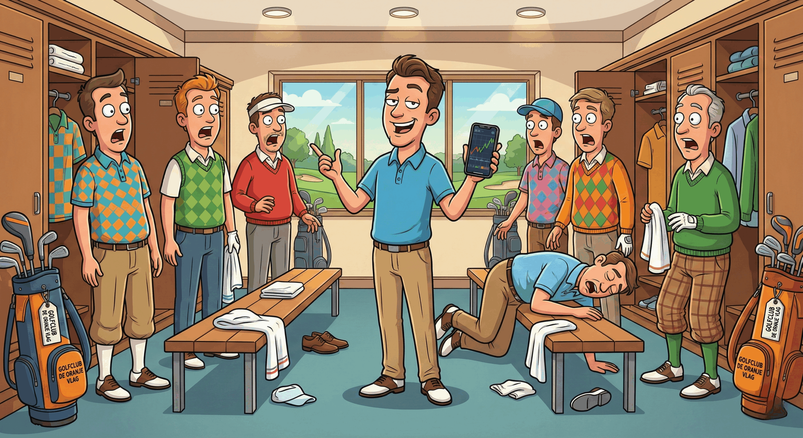 Duur gesprek in de golfclub - SGXL.NL -De grappigste berichten op het ...